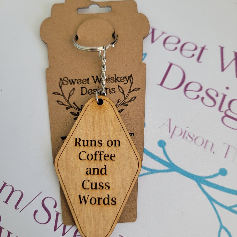 Key Fob With Words - Etsy