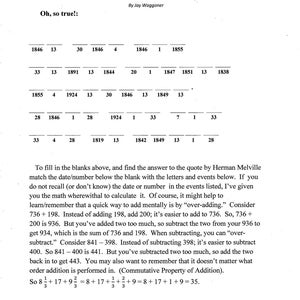 11 Herman Melville Puzzles,crosswords,vocabulary Puzzles,character ...