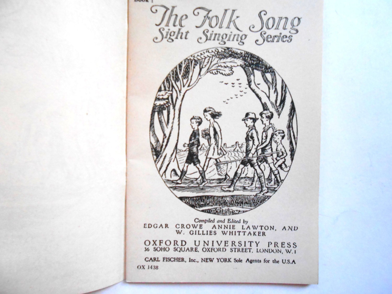 The Folk Song Sight Singing Series Book, a Vintage Book, Oxford ...