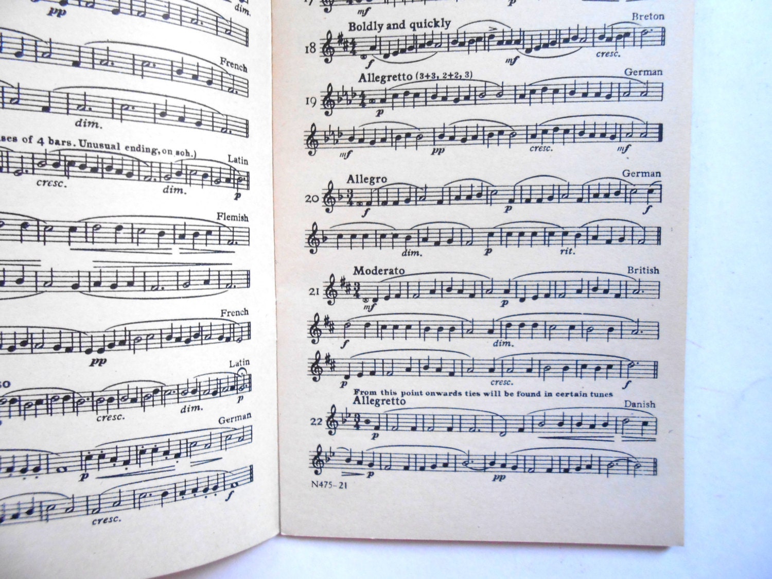 The Folk Song Sight Singing Series Book, a Vintage Book, Oxford ...