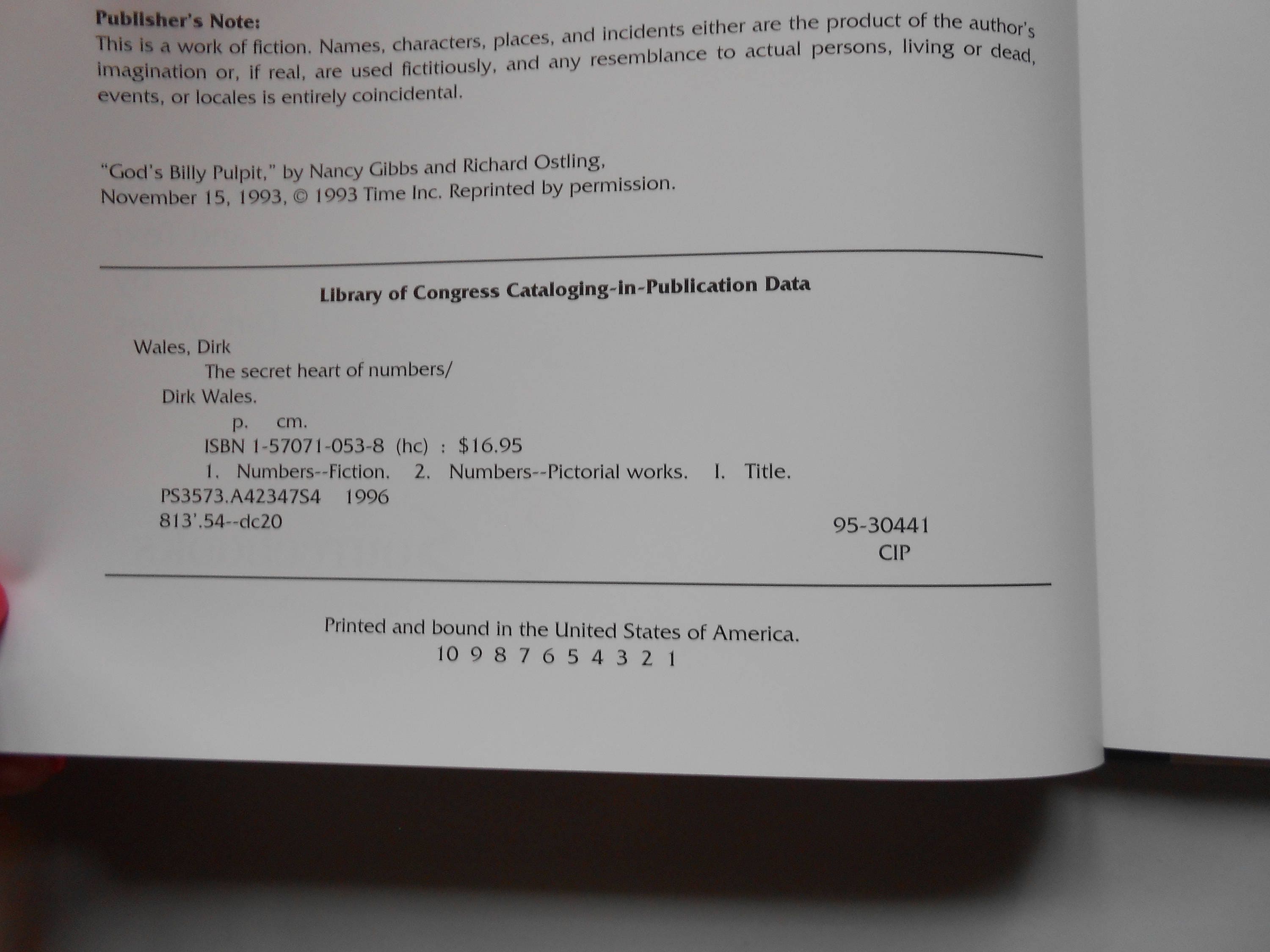 The Secret Heart of Numbers a Vintage Book - Etsy