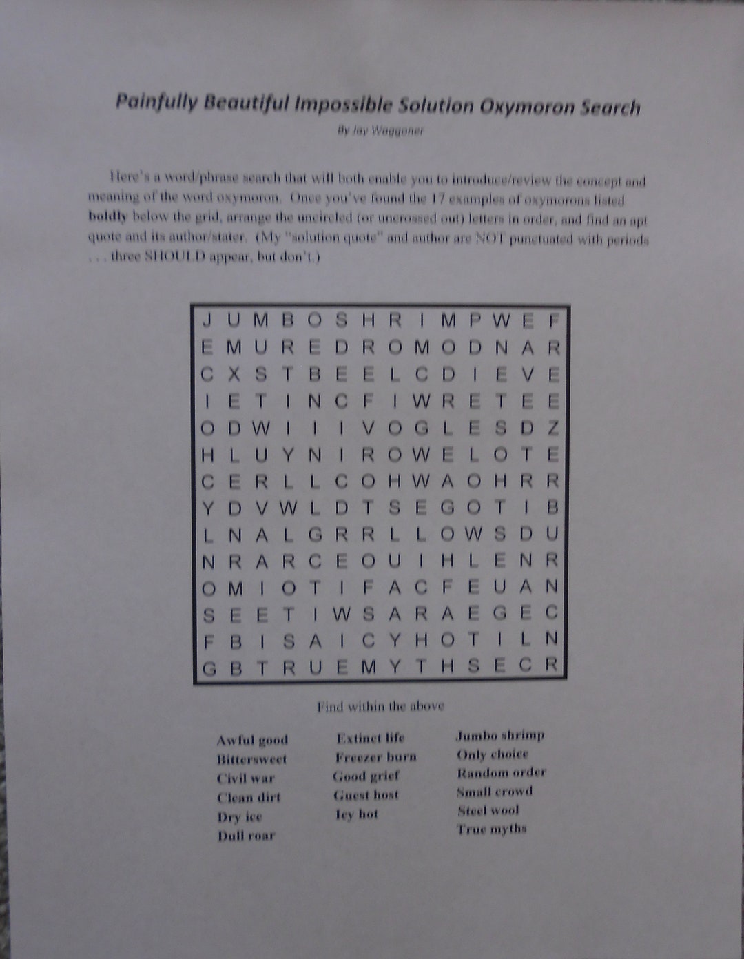 5 Figures of Speech Puzzle Package,homeschooling English,palindrom ...