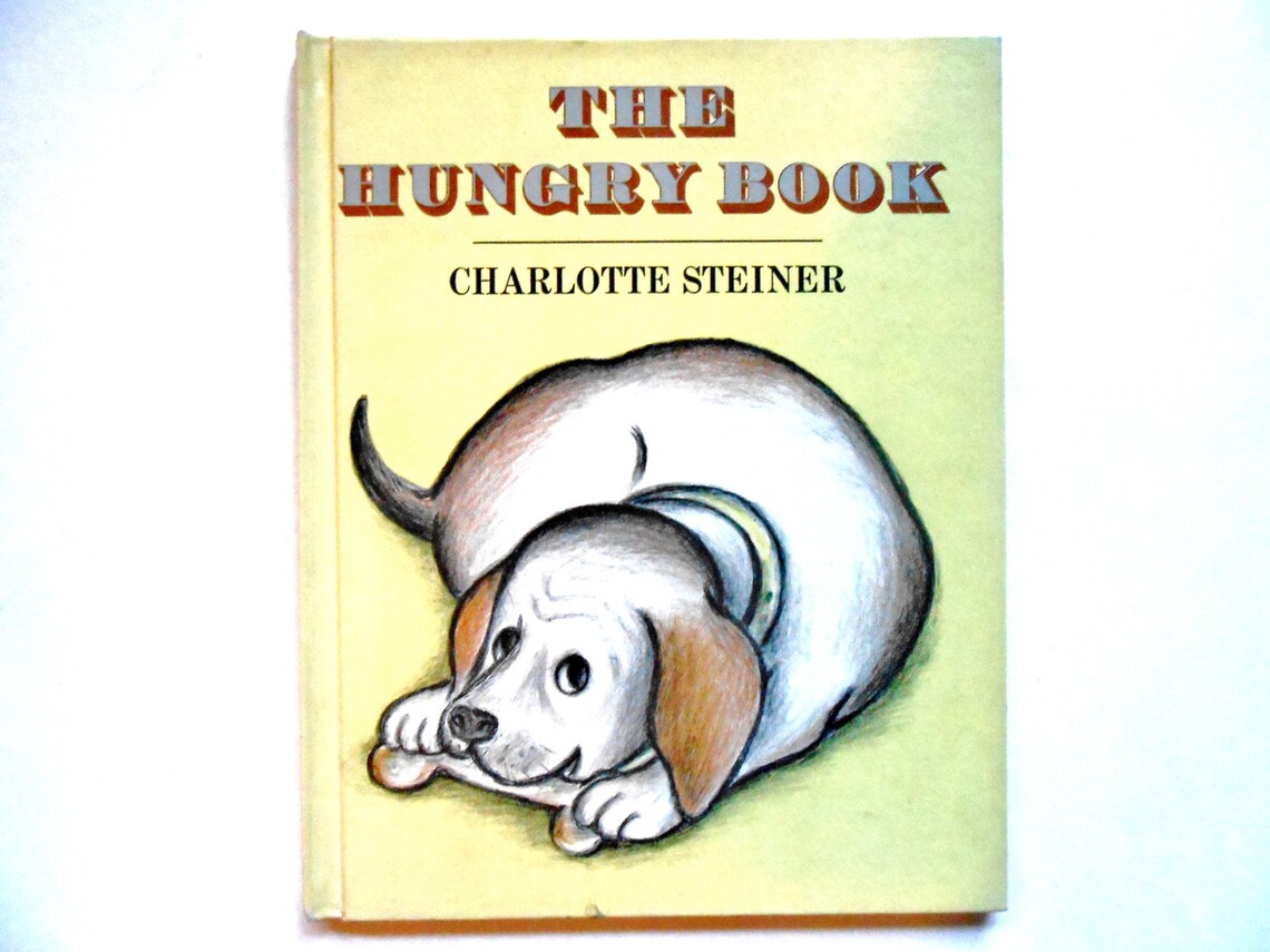 The Hungry Book a Vintage Children's Picture Book by - Etsy