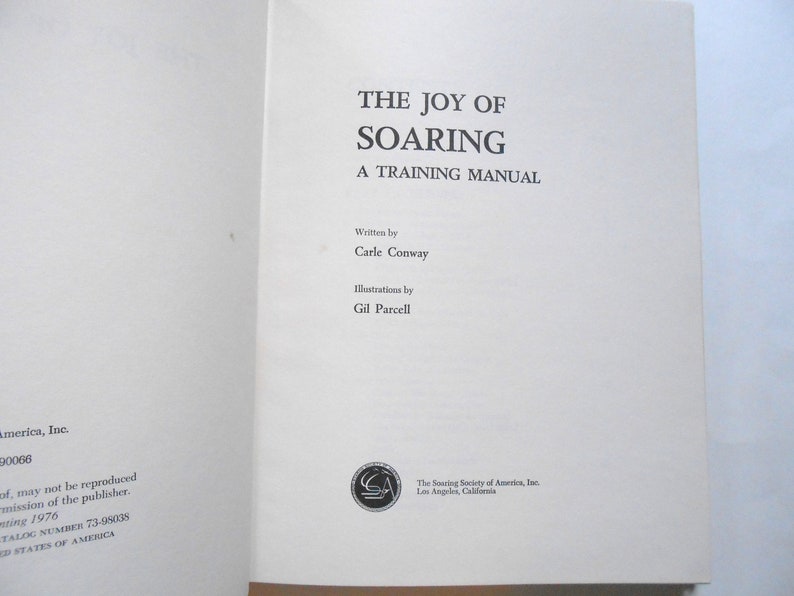 The Joy of Soaring, a Vintage Book - Etsy