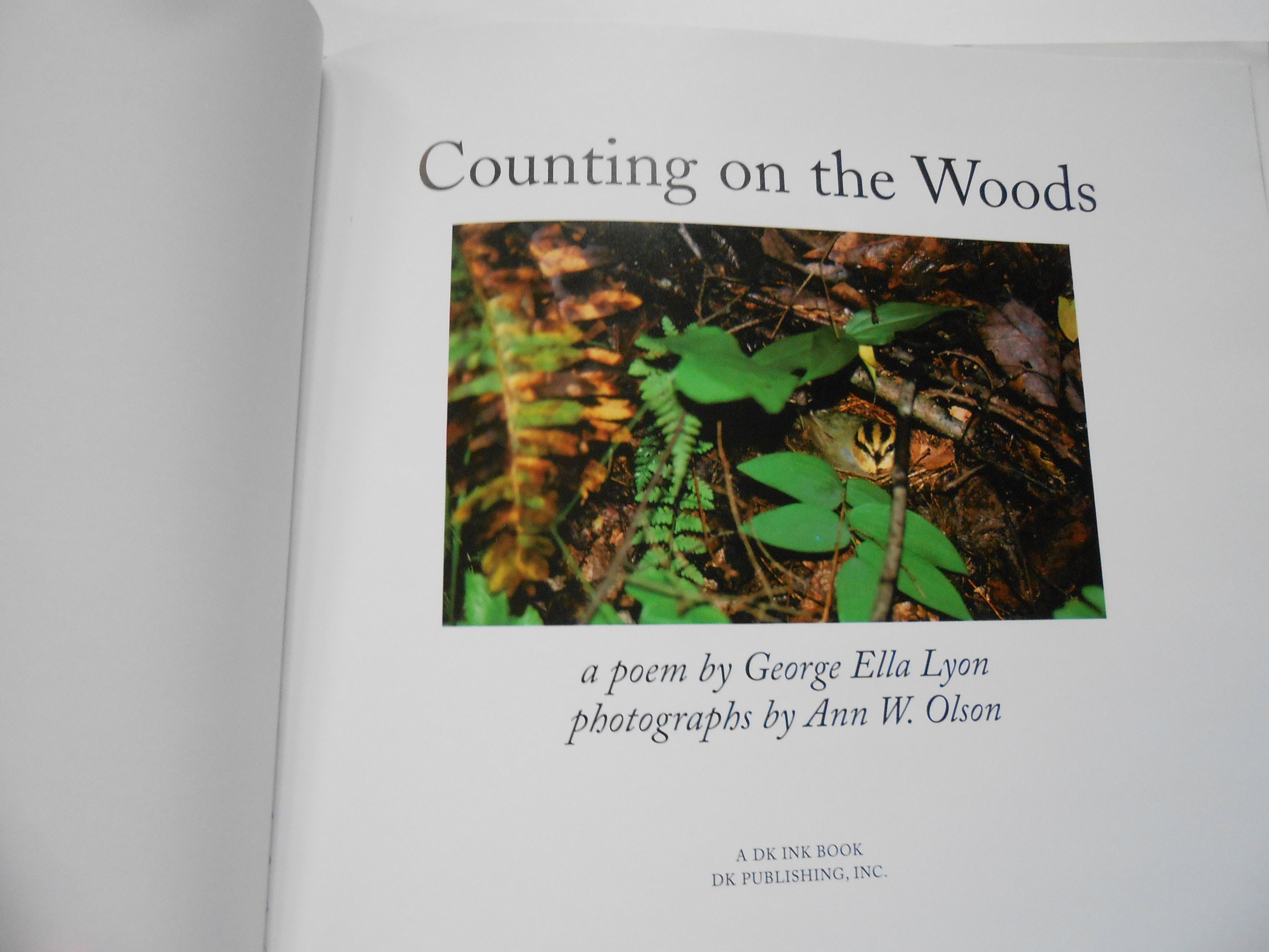 Counting on the Woods a Vintage Poetry Book by George Ella - Etsy