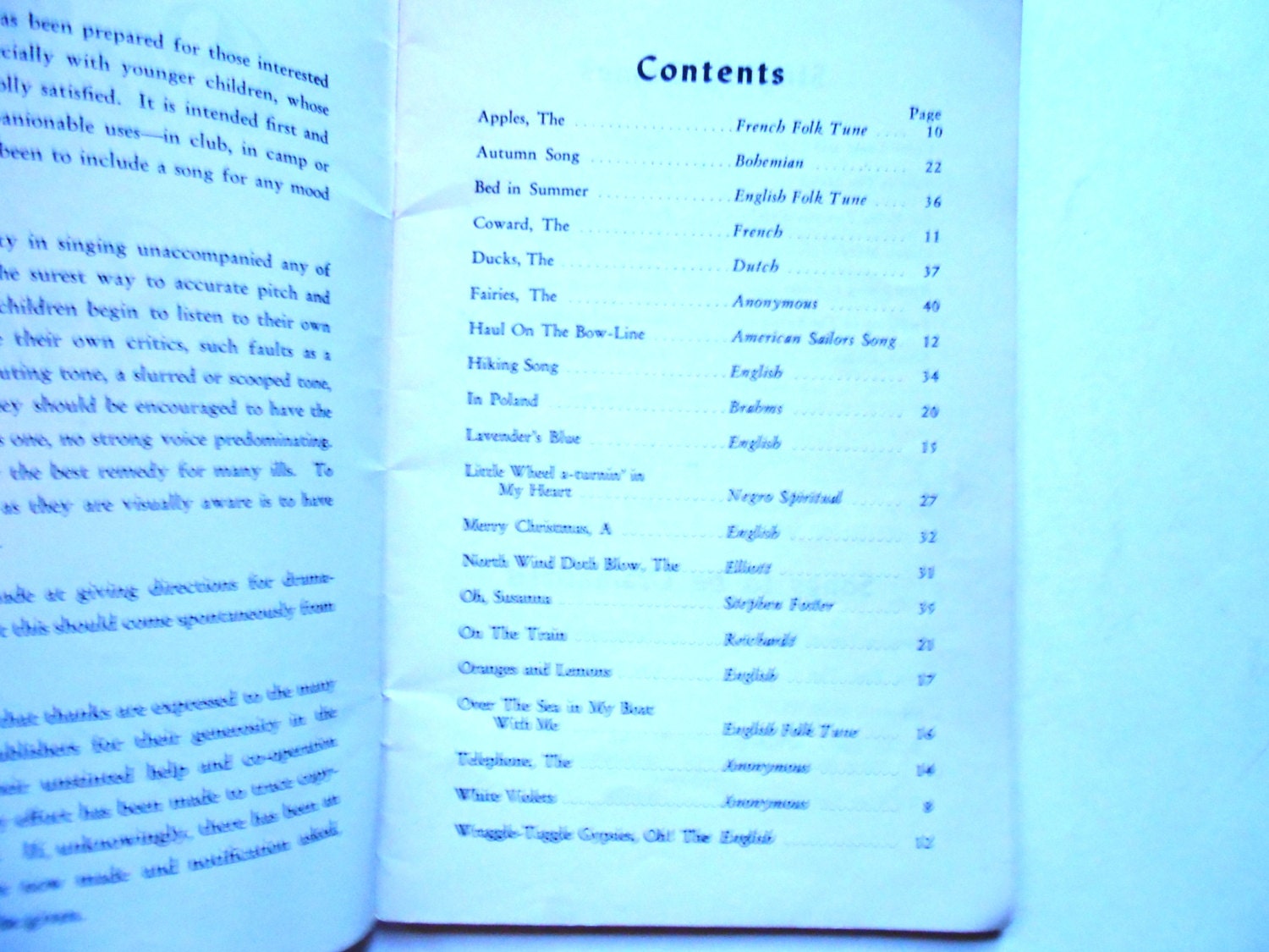 Our Songs, a Vintage Songbook for Children, 1942 - Etsy