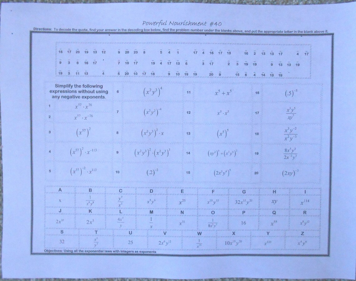 Homeschooling Math,pre-algebra Proverbs WITH Explanations,home ...