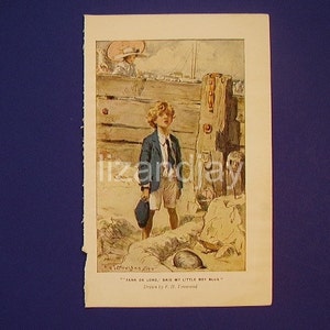 Little Boy Blue 1912 Vintage Book Illustration - Etsy