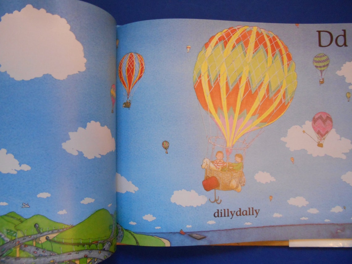Abracadabra to Zigzag, a Vintage Children's Alphabet Book, ABC - Etsy