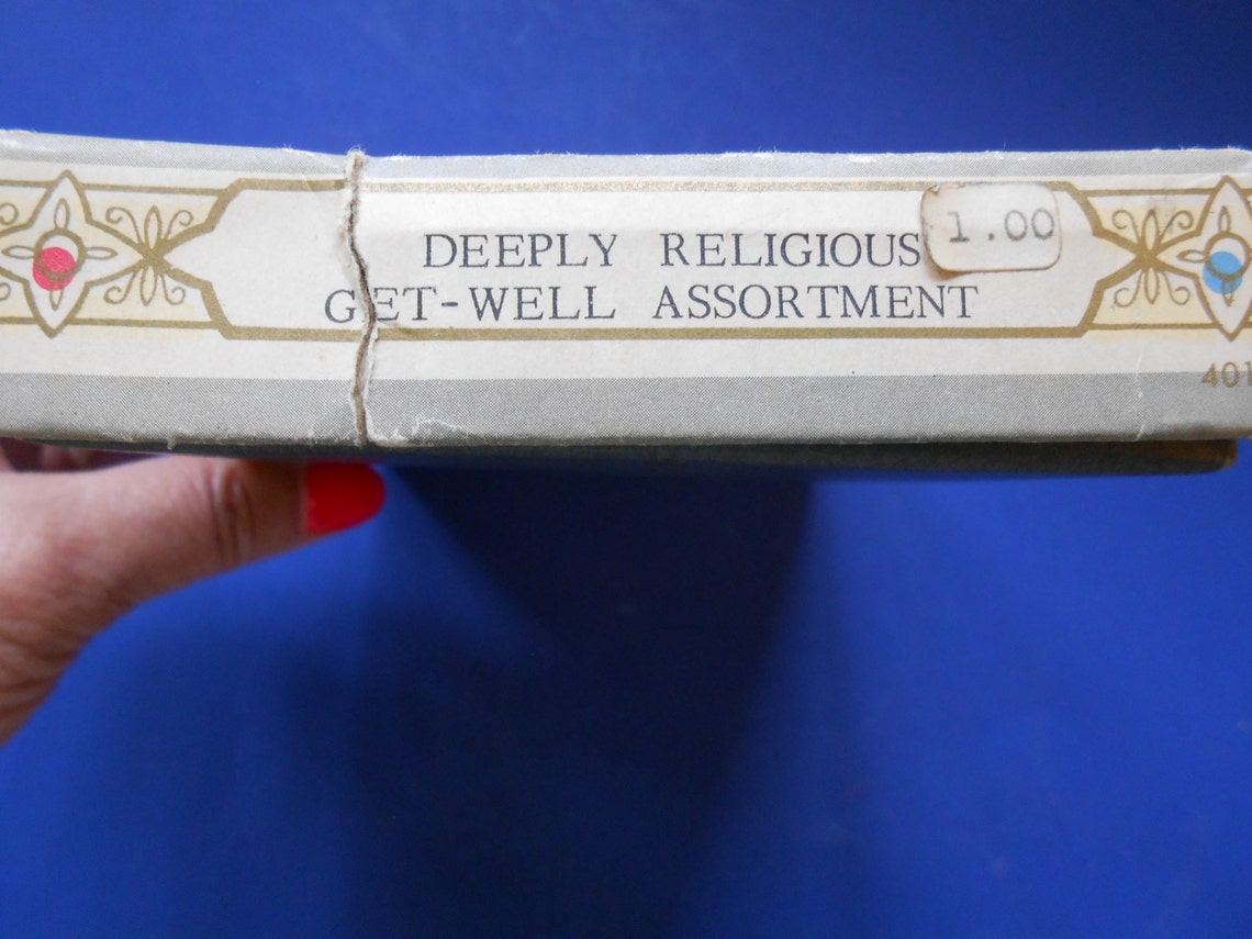 Vintage Get Well Cards, Religious Assortment - Etsy