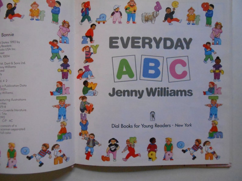 Everyday ABC, a Vintage Children's Alphabet Book - Etsy Australia