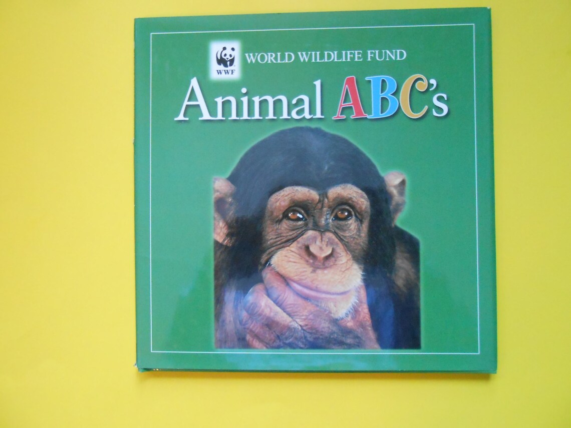 Animal Abc's, a Vintage Children's Alphabet Book, World Wildlife Fund ...