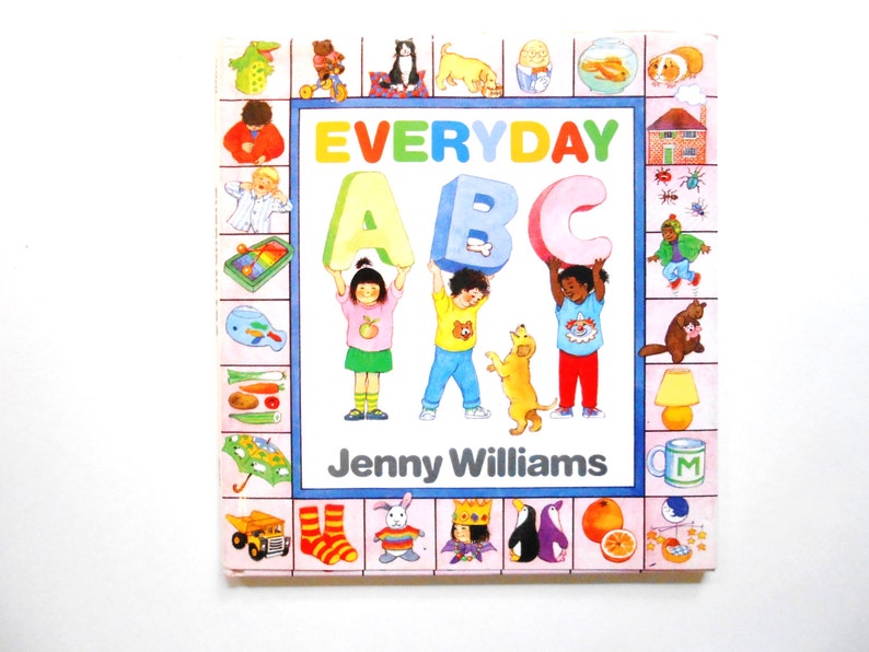 Everyday ABC, a Vintage Children's Alphabet Book - Etsy