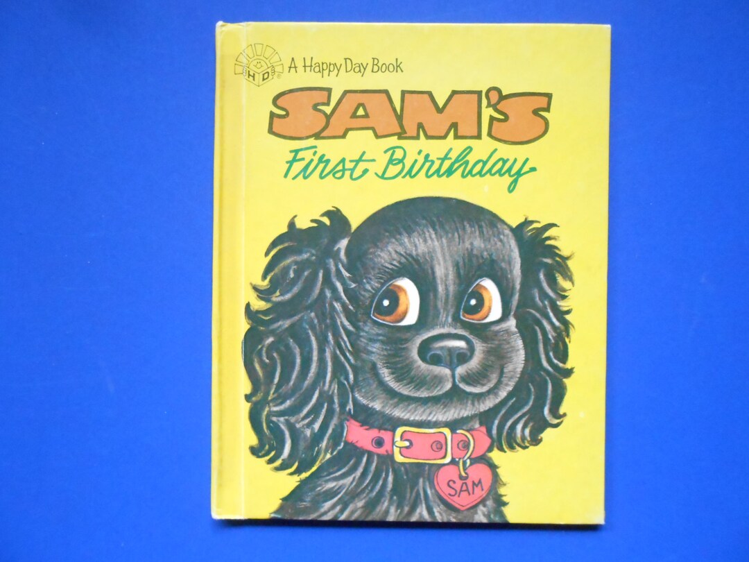 Sam's First Birthday, a Vintage Children's Book - Etsy