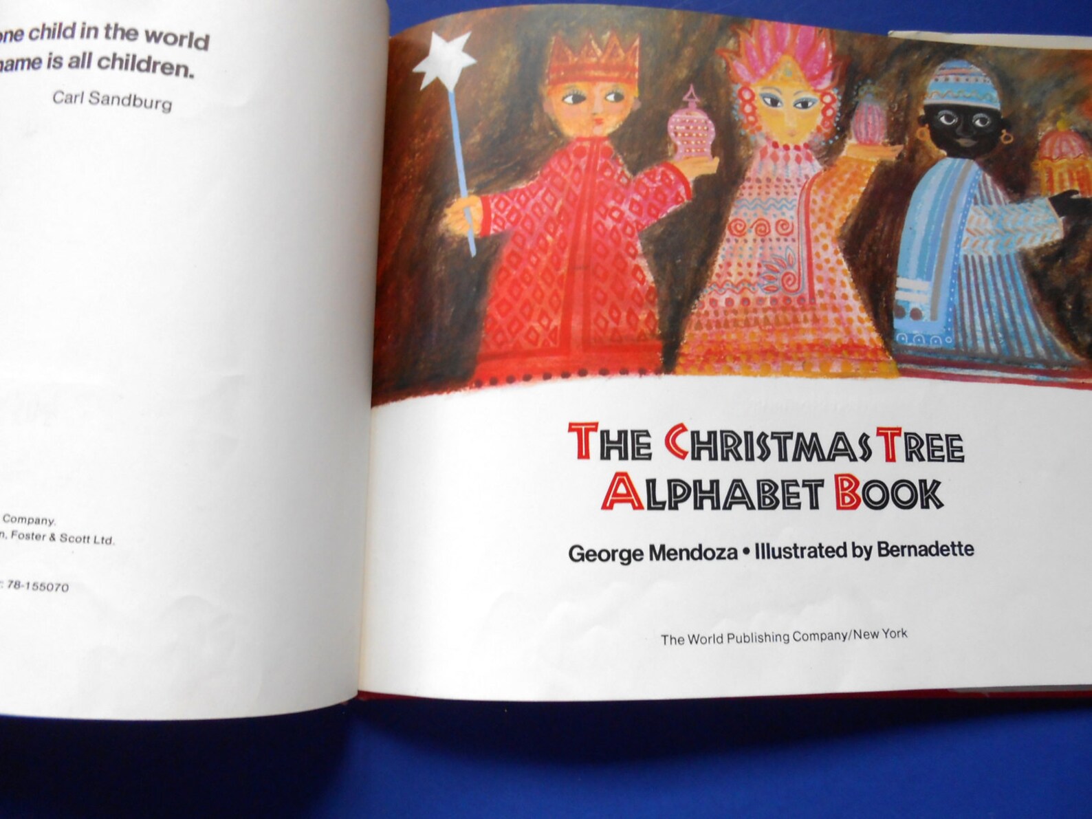 The Christmas Tree Alphabet Book a Vintage Children's ABC - Etsy