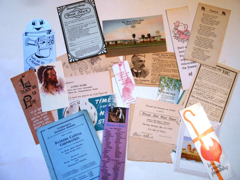 Paper Ephemera, Vintage, Crafting Supplies, Vintage Dance Invitation ...