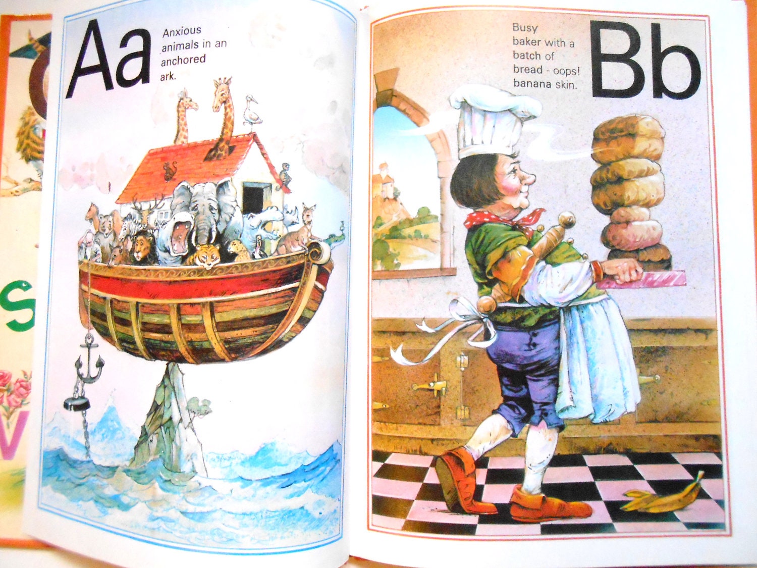 An Amazing Alphabet, a Vintage Children's ABC Book - Etsy