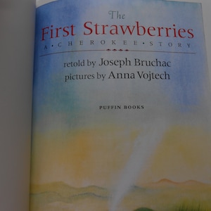 The First Strawberries, a Cherokee Story, a Vintage Children's Book - Etsy