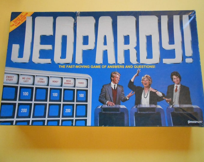 Vintage Jeopardy Board Game, 1986 - Etsy Vintage Jeopardy Board Game, 1986 - Etsy