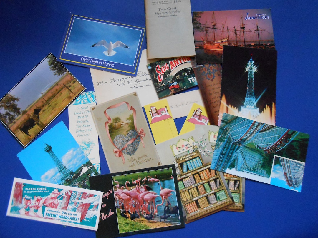 Vintage Paper Ephemera, 19 Pieces - Etsy
