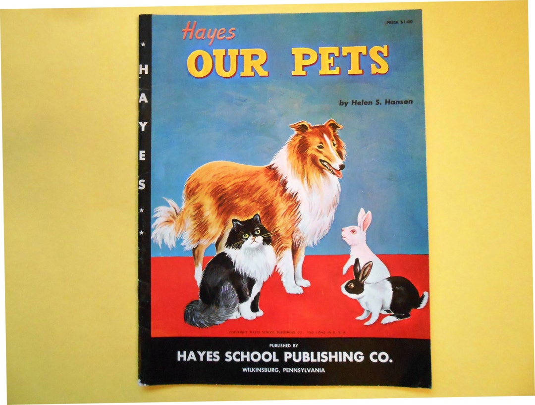 Our Pets a Vintage Children's Book Hayes School - Etsy