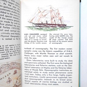 Oceanography, a Vintage Children's Book - Etsy