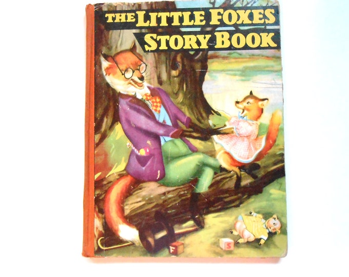 The Little Foxes Story Book, a Vintage Children's Book - Etsy