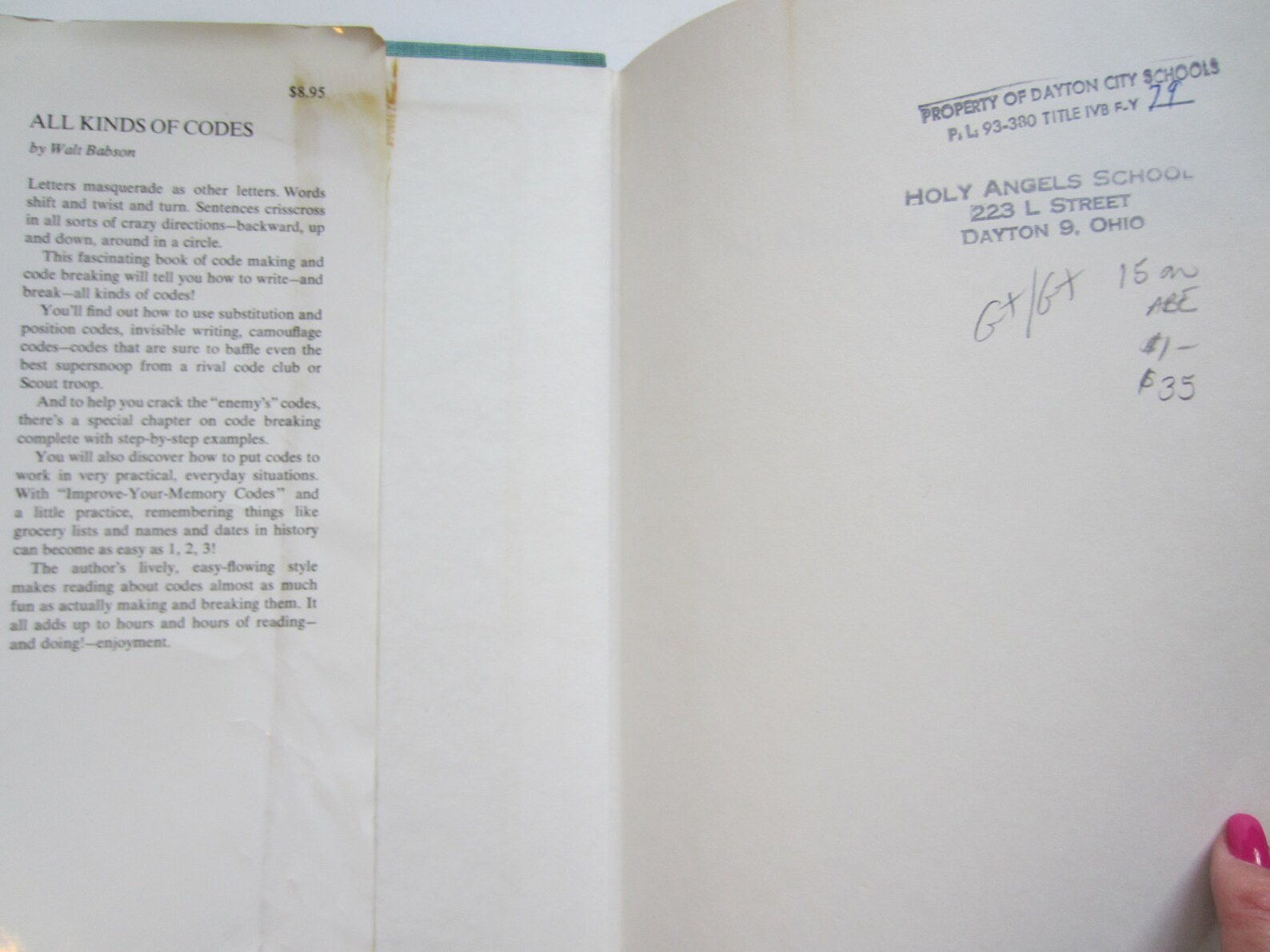 All Kinds of Codes, a Vintage Children's Book - Etsy