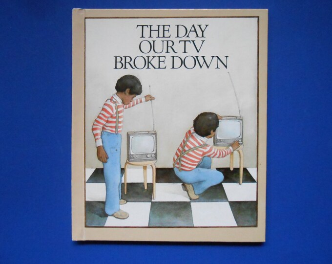 The Day Our TV Broke Down, a Vintage Children's Book - Etsy