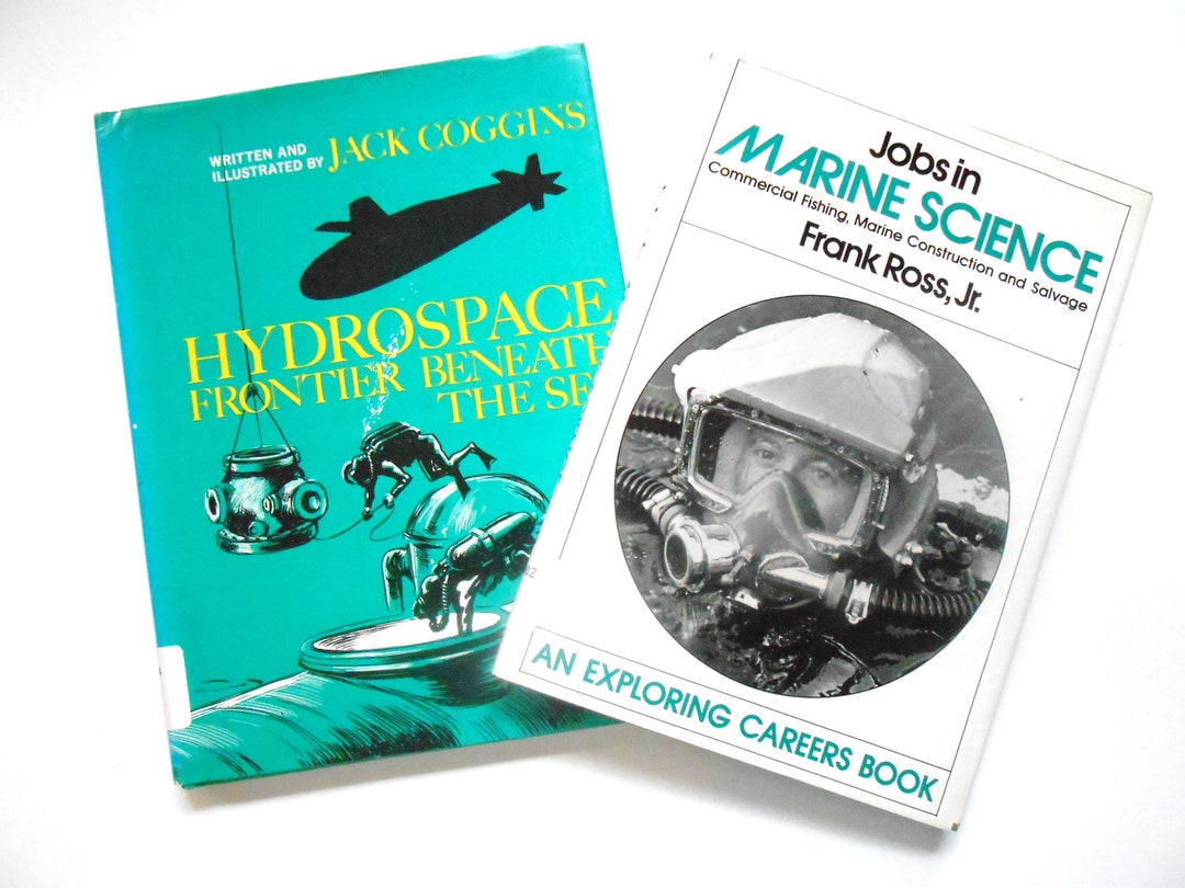 Two Vintage Children's Marine Science Books - Etsy