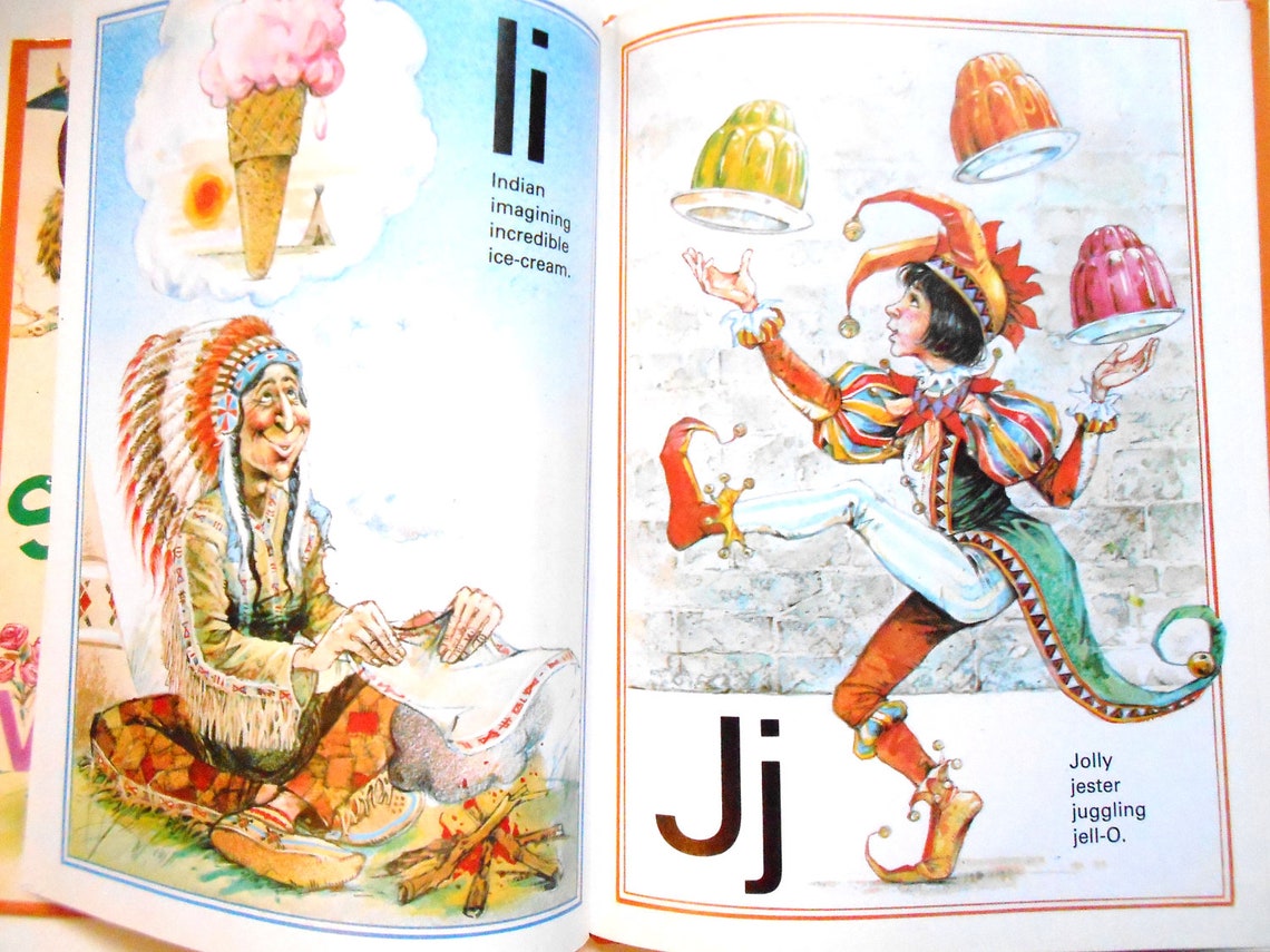 An Amazing Alphabet, a Vintage Children's ABC Book - Etsy