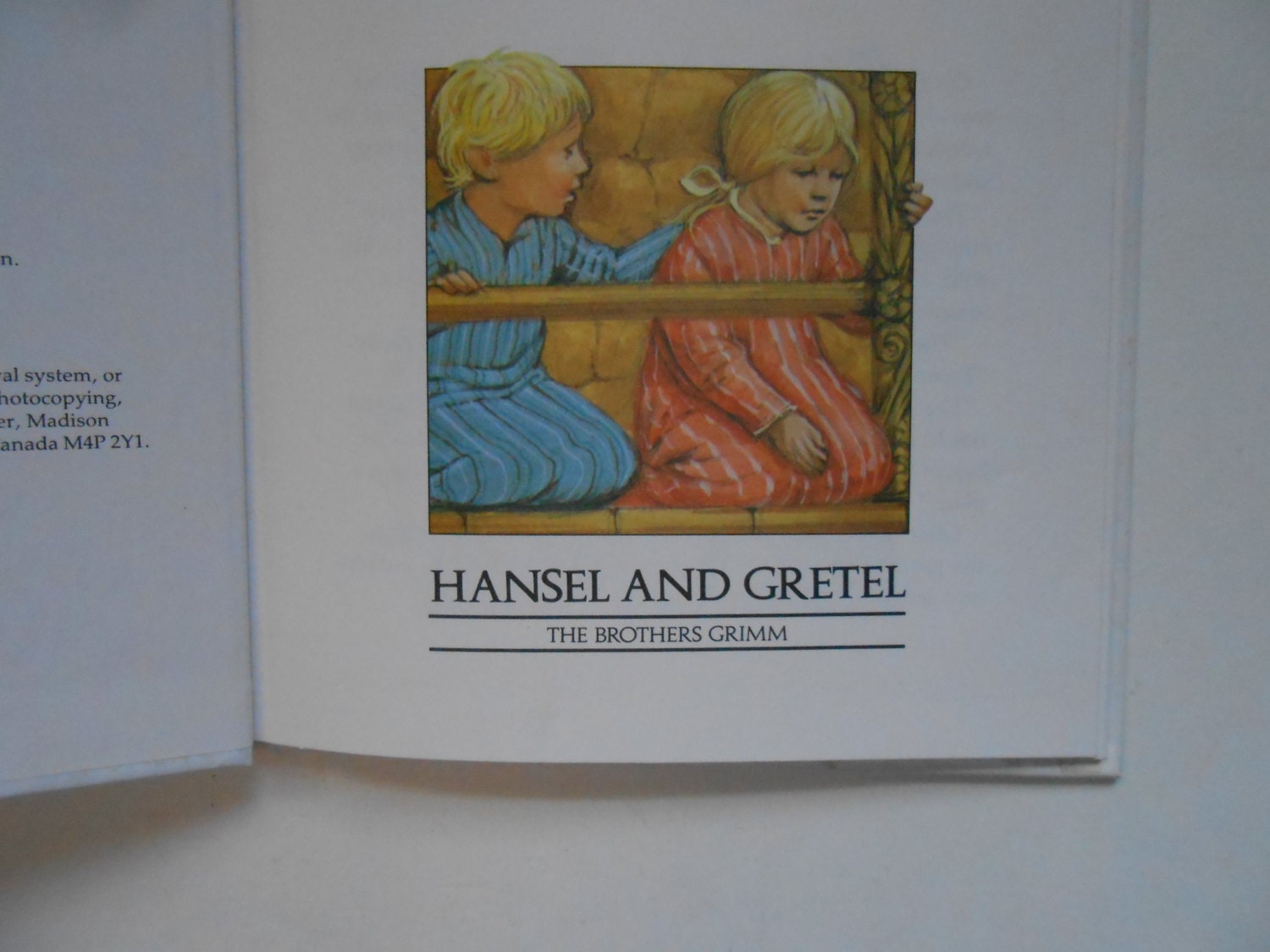 Hansel and Gretel a Vintage Children's Book a Madison - Etsy