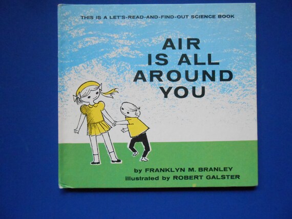 Air is All Around You a Vintage Children's Book Franklyn | Etsy