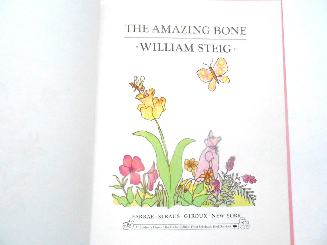 The Amazing Bone, a Vintage Children's Book by William Steig - Etsy