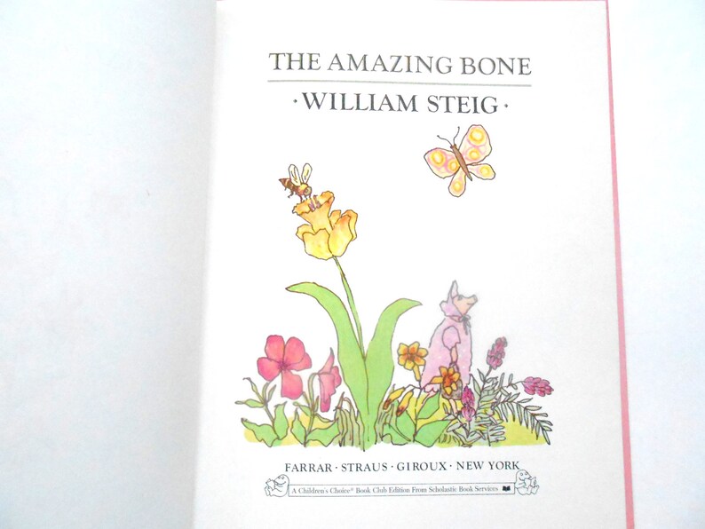 The Amazing Bone, a Vintage Children's Book by William Steig - Etsy