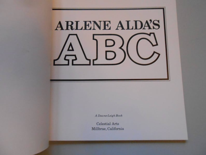 Arlene Alda's ABC, A New Way of Seeing, a Vintage Children's Alphabet ...