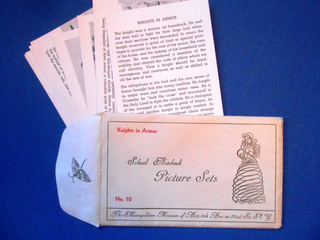 Knights in Armor, School Notebook Picture Sets No. 10, the Metropolitan ...