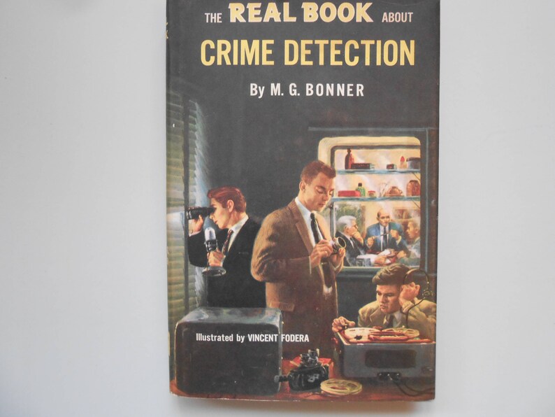 The Real Book About Crime Detection, a Vintage Children's Book by M.G ...