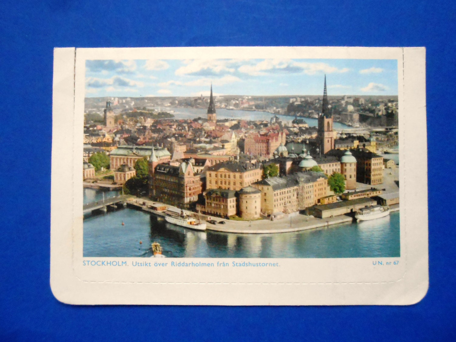 Vintage Stockholm Postcard - Etsy