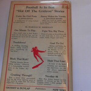 Crashing Through, a Vintage Children's Football Book - Etsy