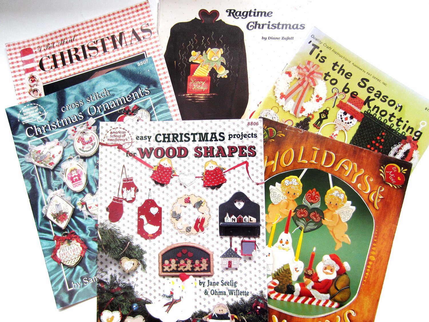 Six Christmas Craft Books - Etsy