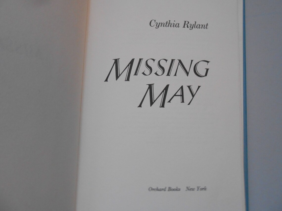 Missing May, a Vintage Children's Book by Cynthia Rylant - Etsy