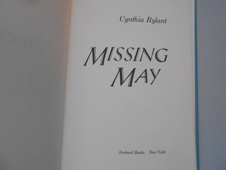 Missing May, a Vintage Children's Book by Cynthia Rylant - Etsy
