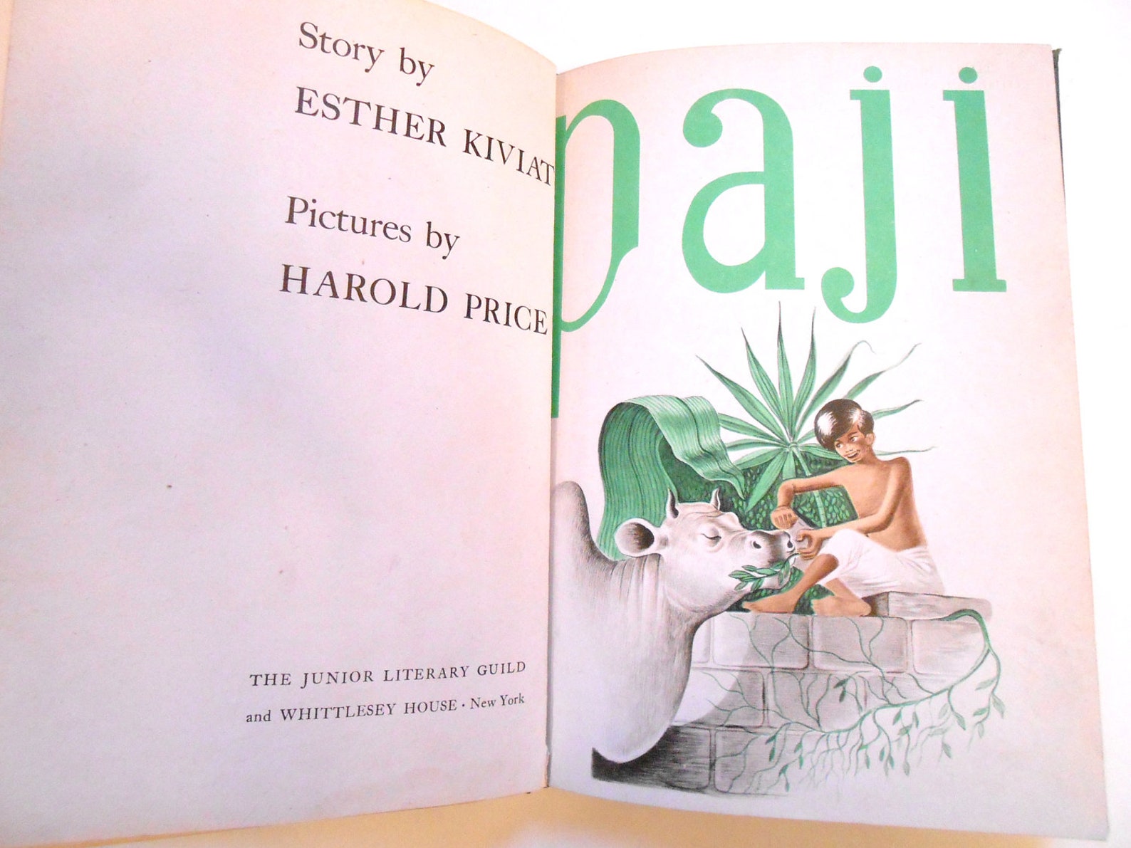 Paji, a Vintage Children's Book, Ceylon, 1940s - Etsy