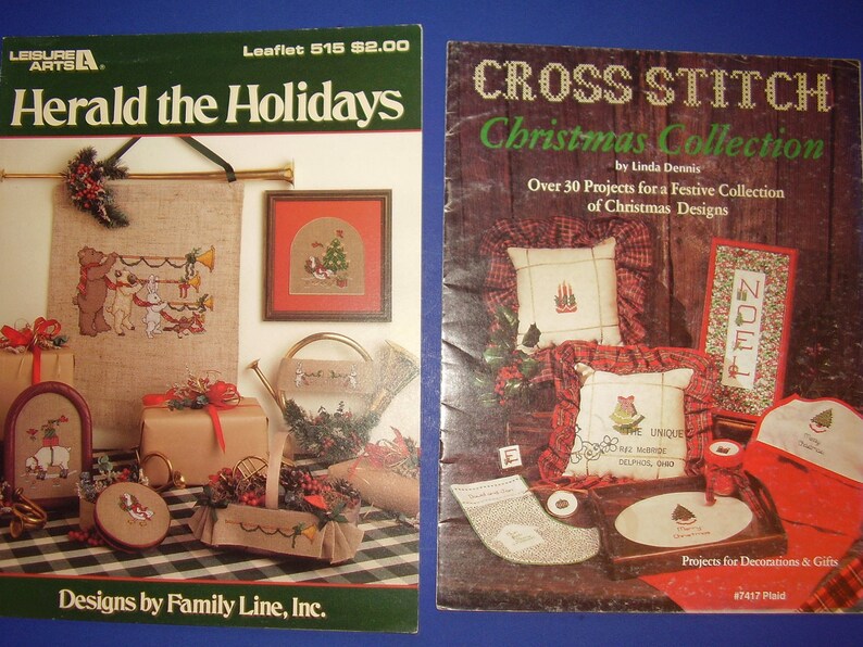 Six Christmas Craft Books - Etsy