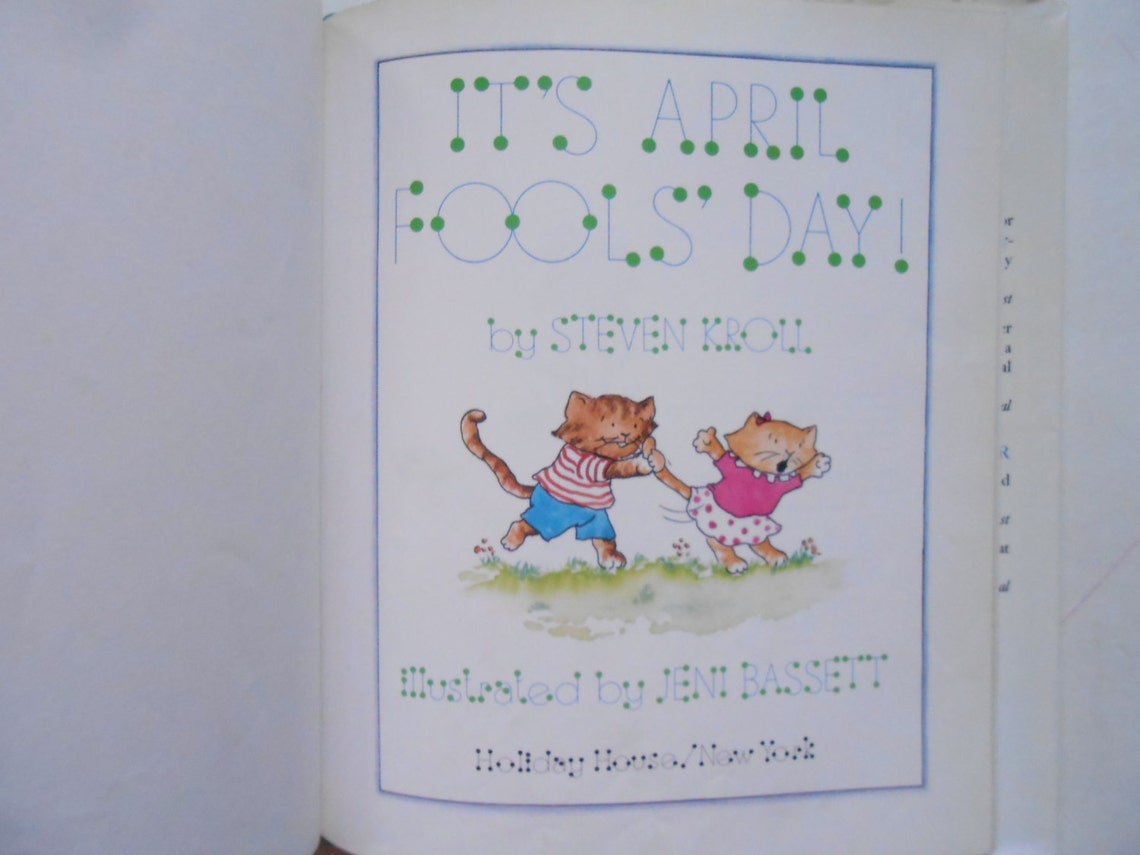 It's April Fools' Day a Vintage Children's Book - Etsy