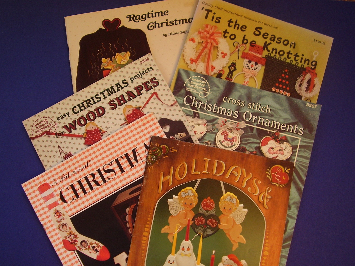 Six Christmas Craft Books - Etsy