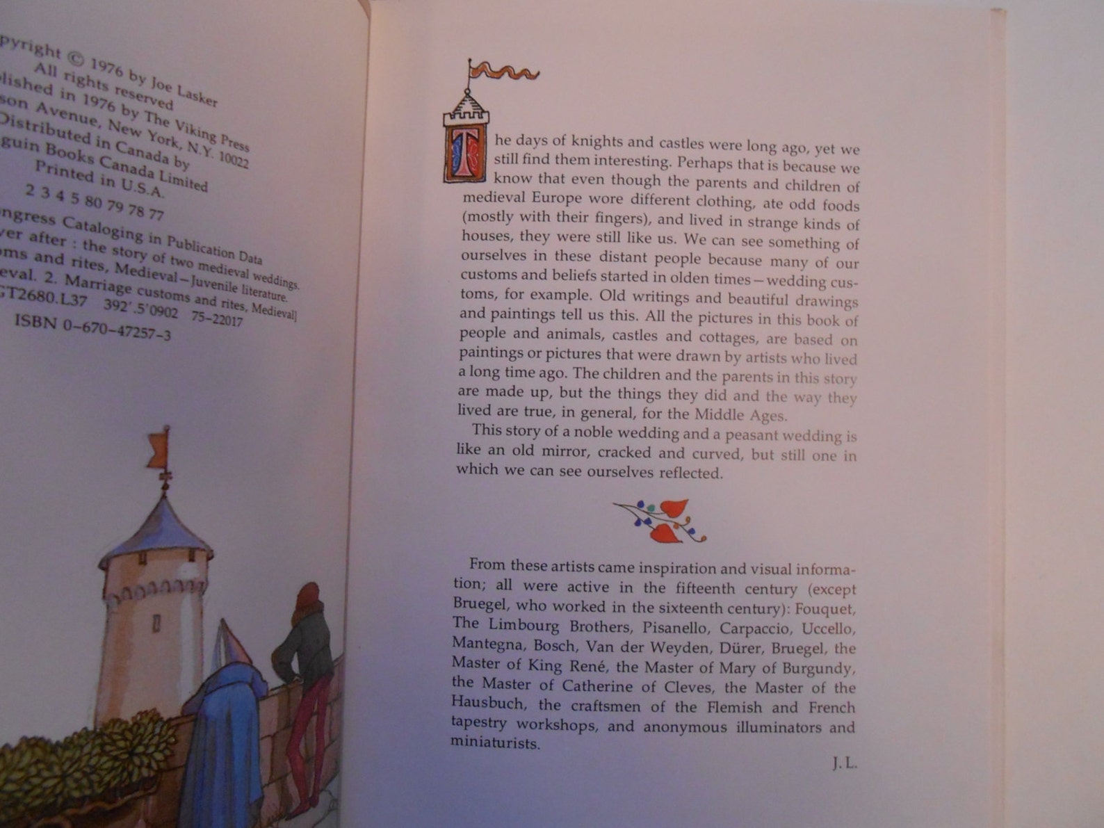 Merry Ever After, a Vintage Children's Book, Middle Ages Medieval Times ...
