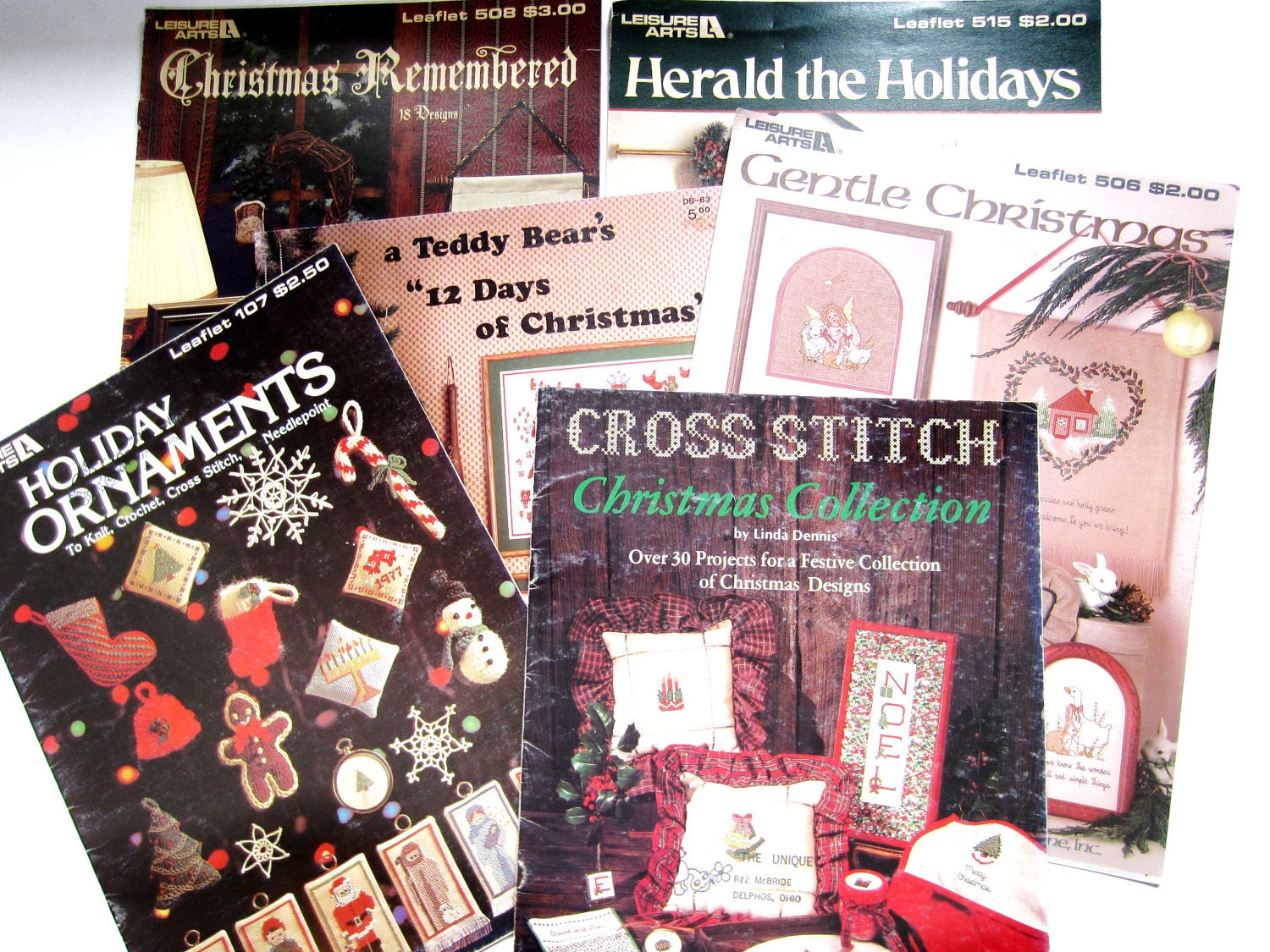 Six Christmas Craft Books - Etsy