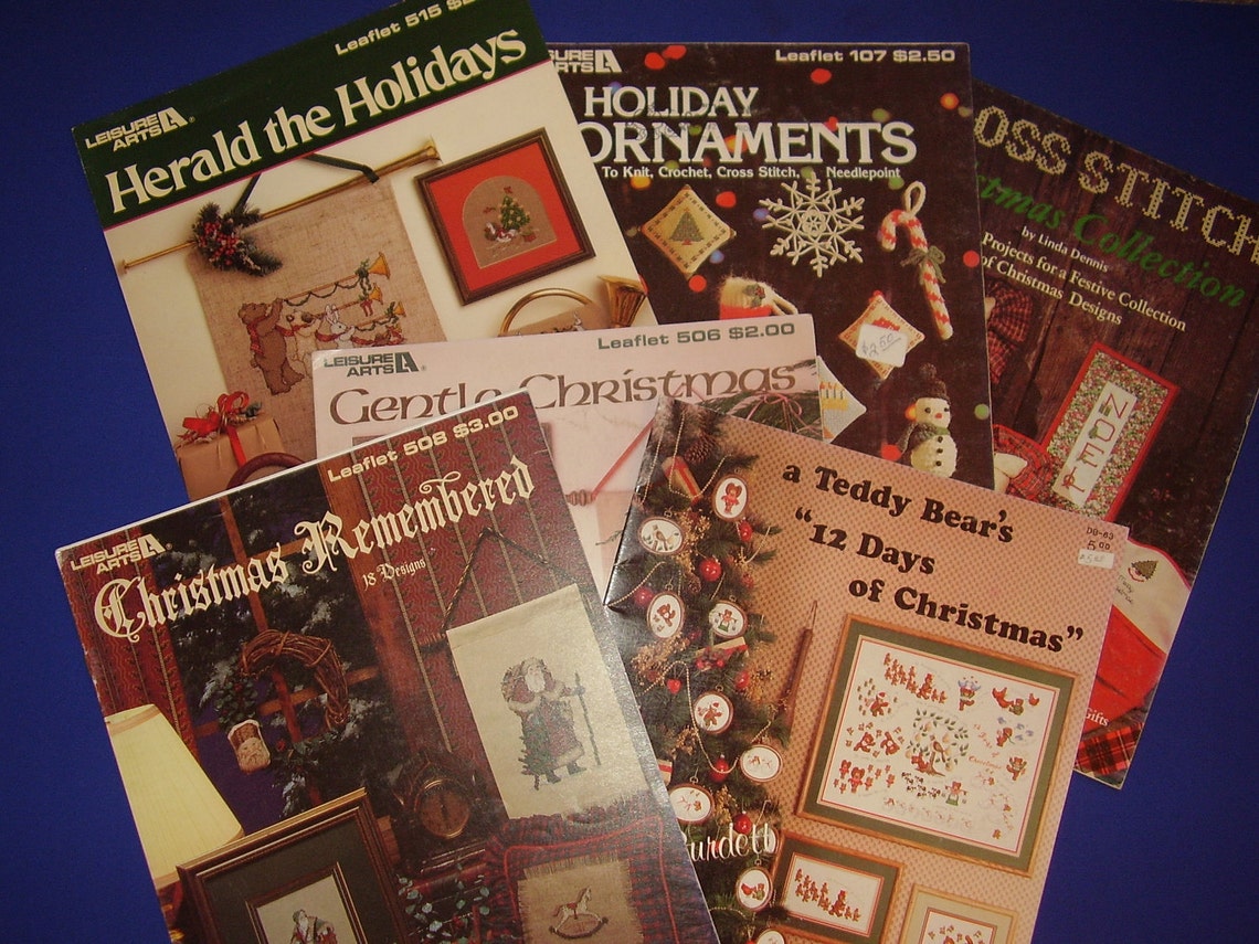 Six Christmas Craft Books - Etsy